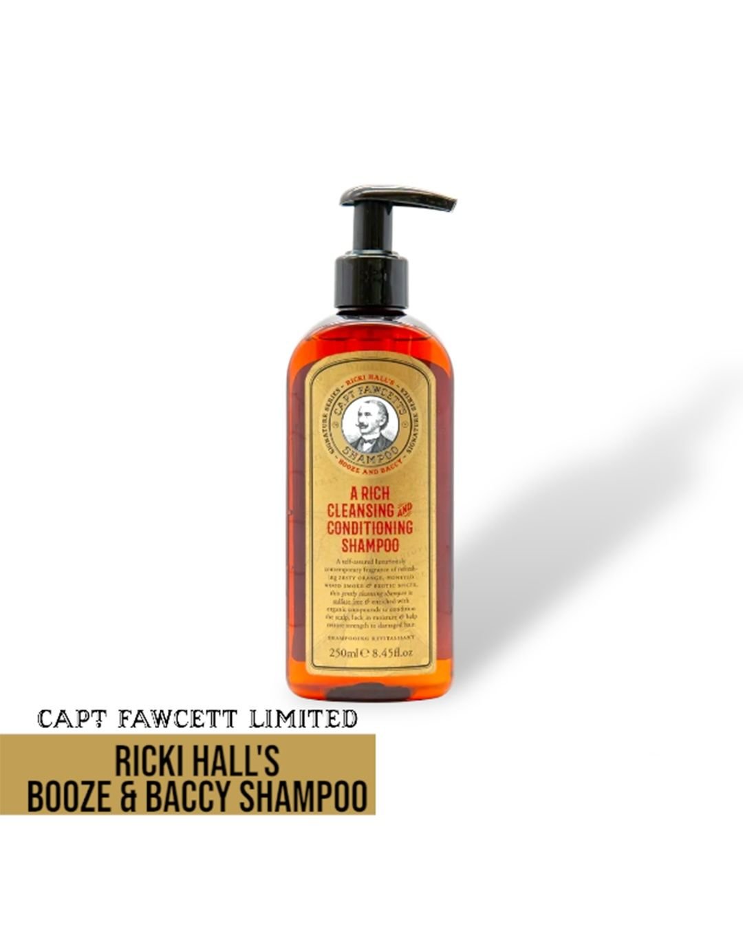 Captain Fawcett Ricki Hall's Booze & Baccy Shampoo – Lockhart's ...
