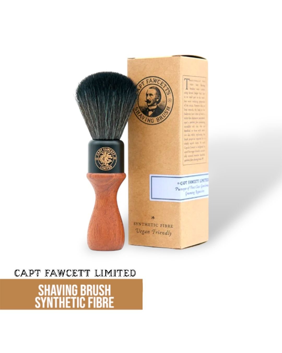 Captain Fawcett Shaving Brush Synthetic Fibre – Lockhart's Authentic ...