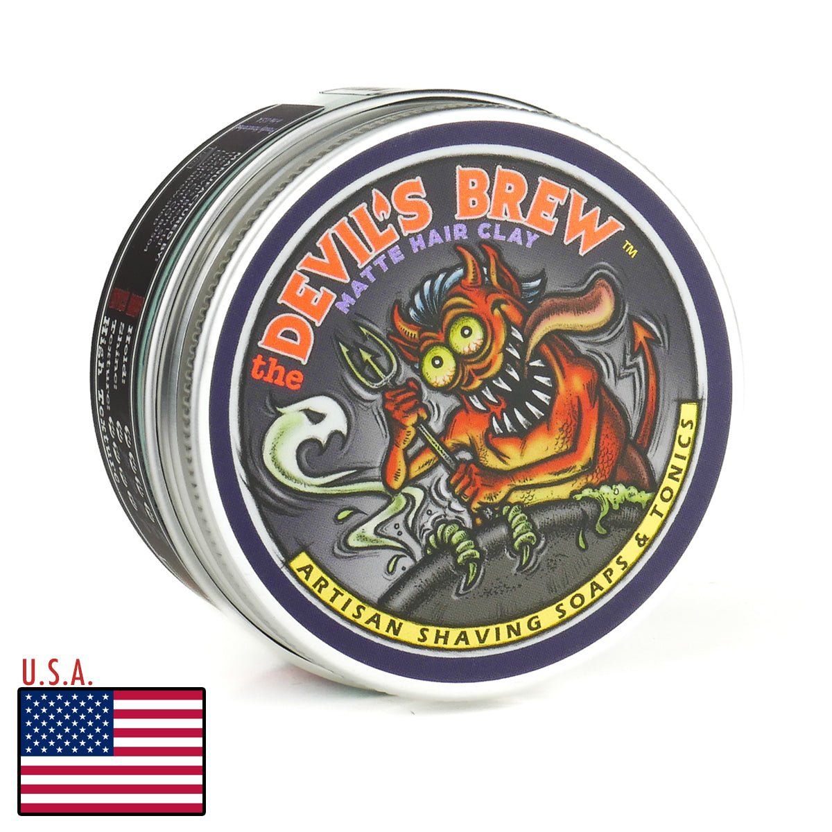 Devil's Brew Matte Hair Clay – Lockhart's Authentic Grooming Company, LLC