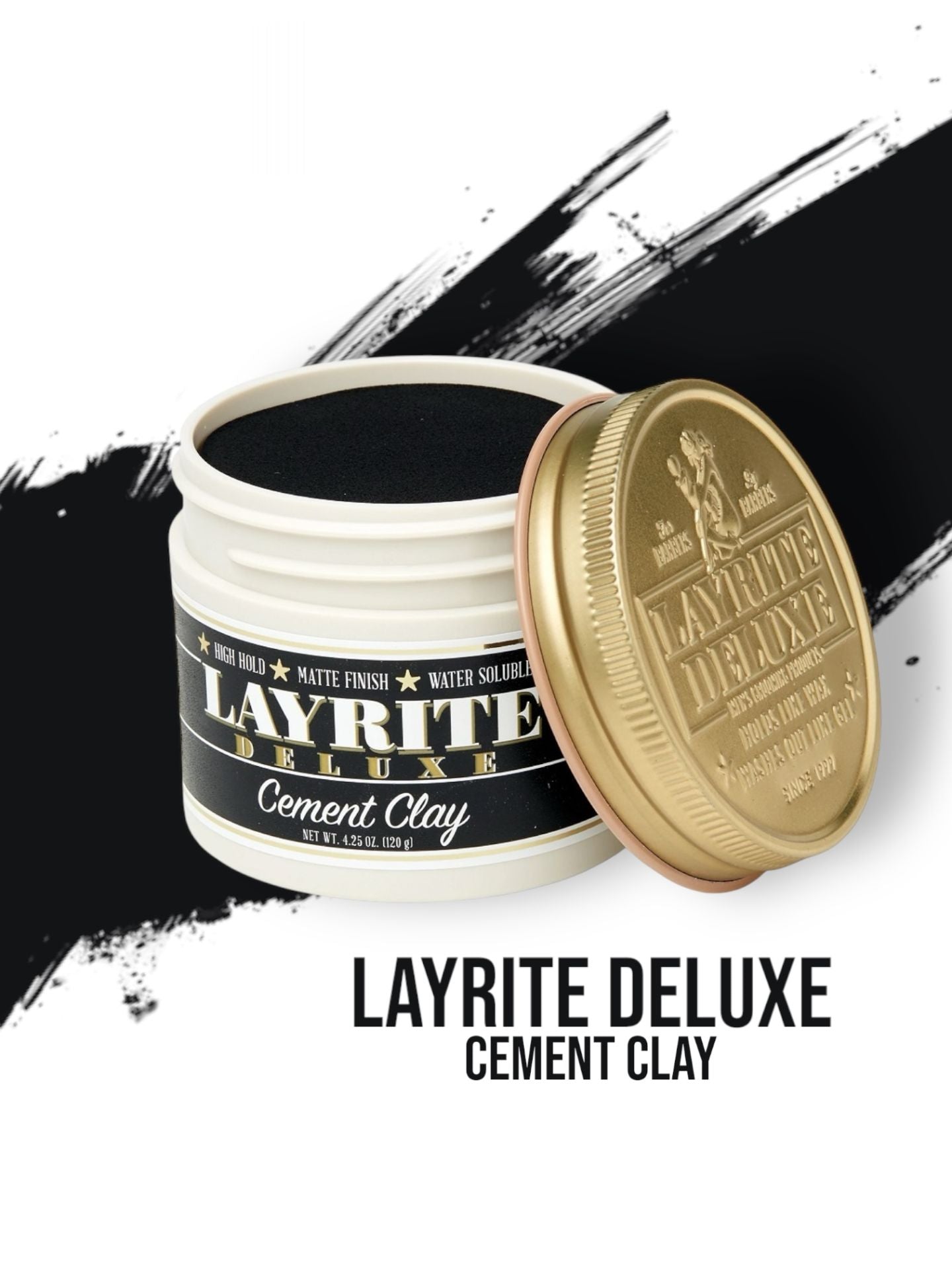 Layrite Deluxe Cement Clay – Lockhart's Authentic Grooming Company, LLC