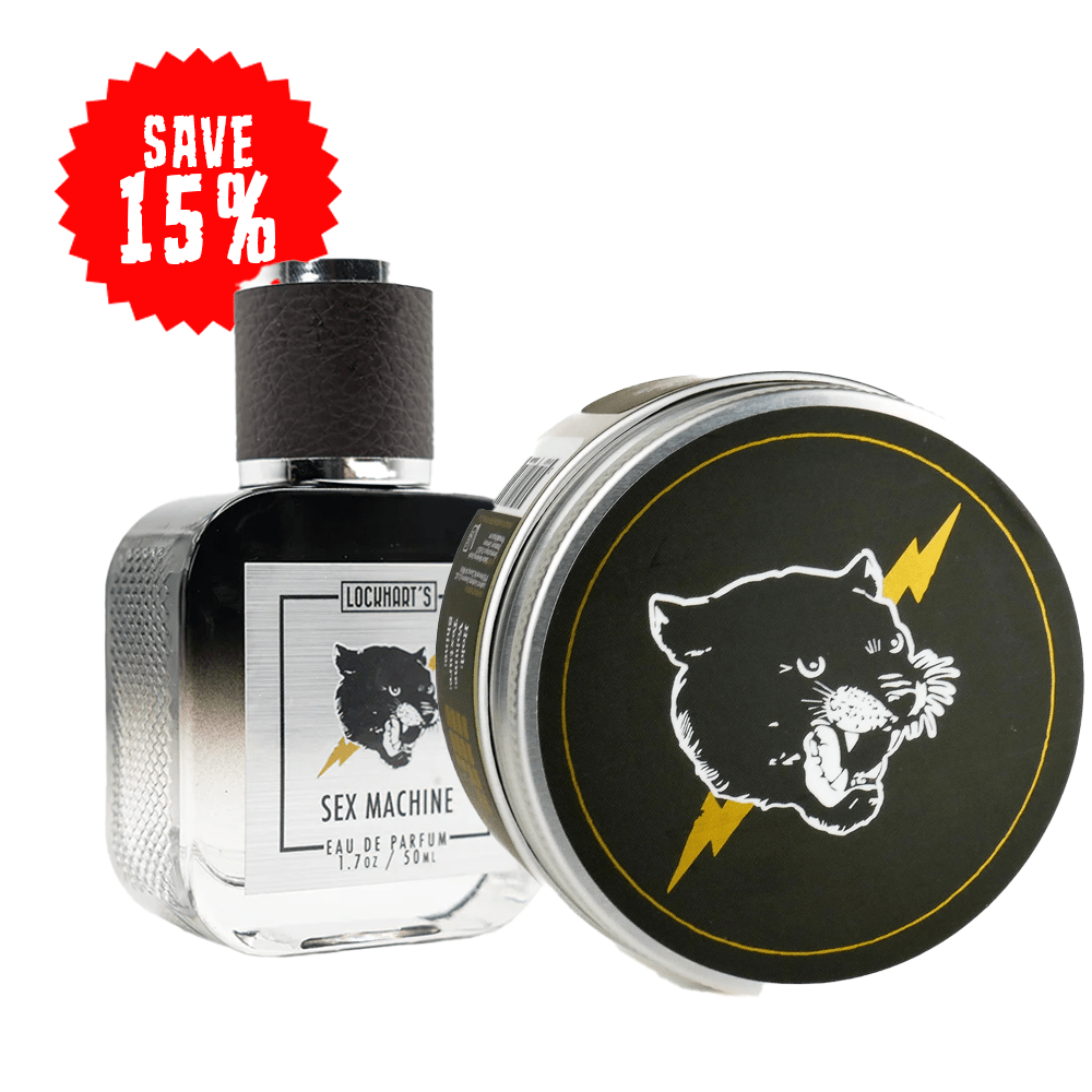Sex Machine EDP + Sex Machine Pomade Bundle – Lockhart's Authentic ...